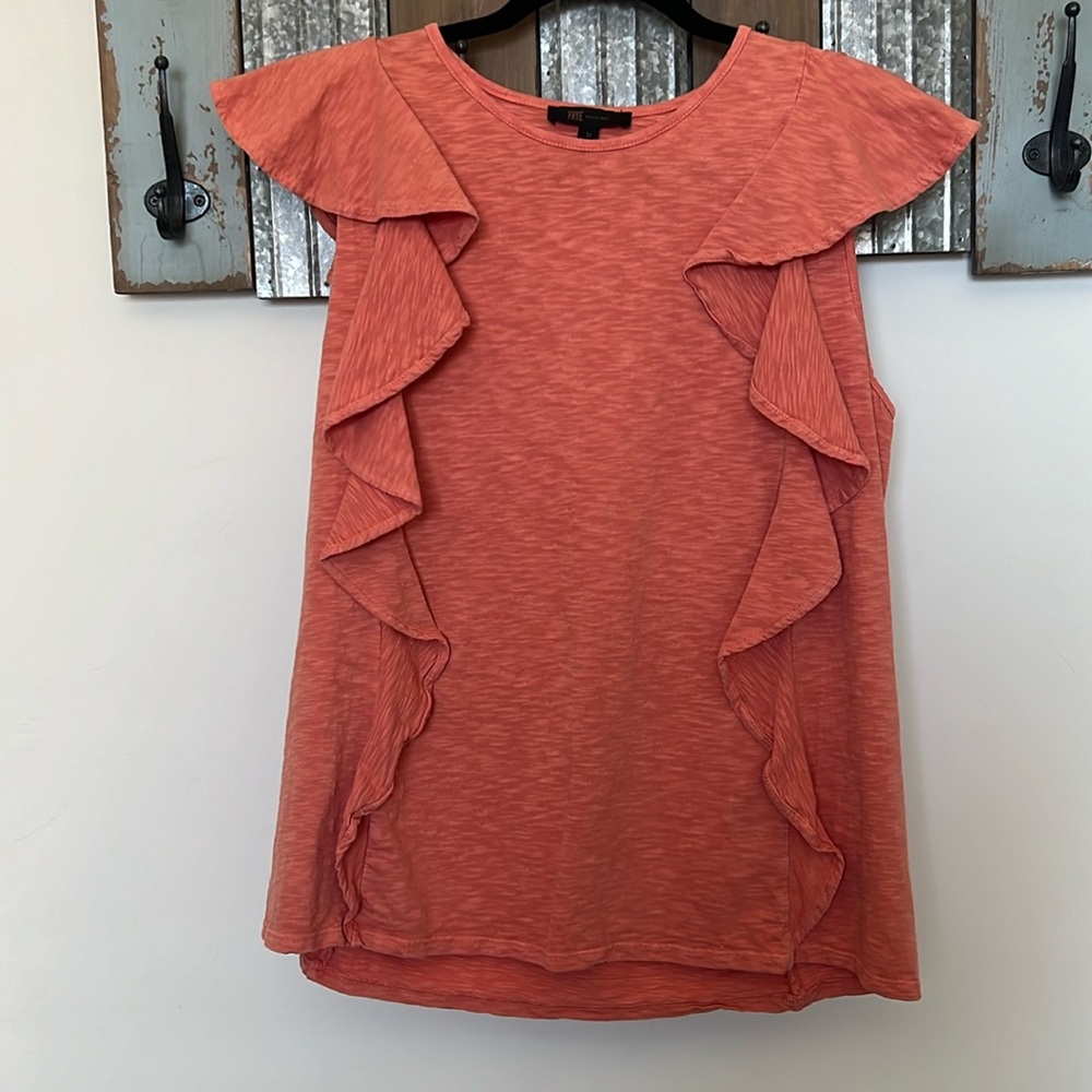 Frye Sleeves Western Inspired Ruffled Shirt - Gem